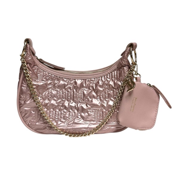 Juicy Couture | Bags | Juicy Couture Puff Half Moon Crossbody Bag Purse ...